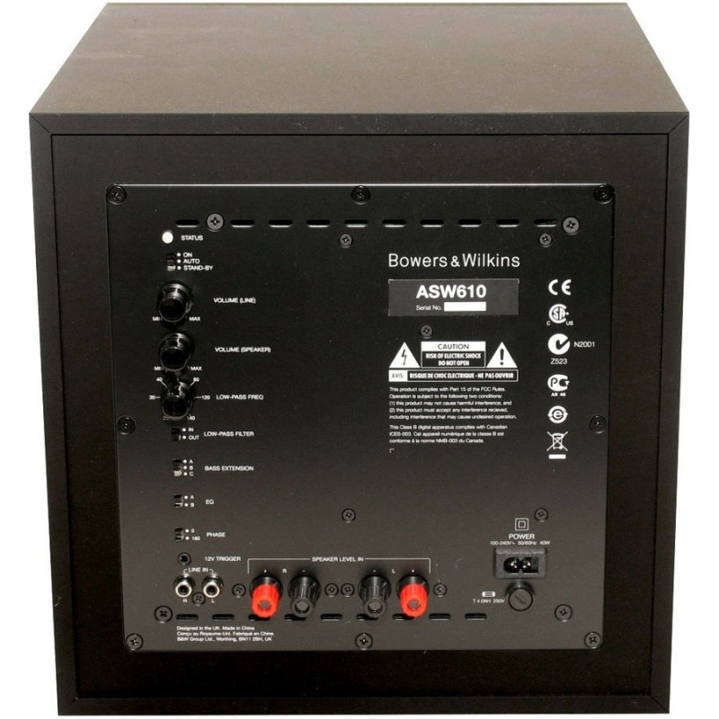 B&W ASW610 10″ 200 Watts - Loja HIFICLUB