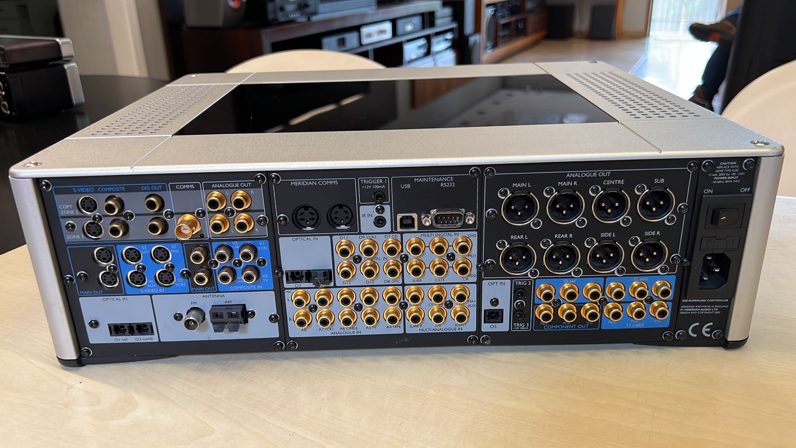 MERIDIAN G68 AV Preamp HiEnd THX ULTRA2 DOLBY DIGITAL e DTS - Loja HIFICLUB