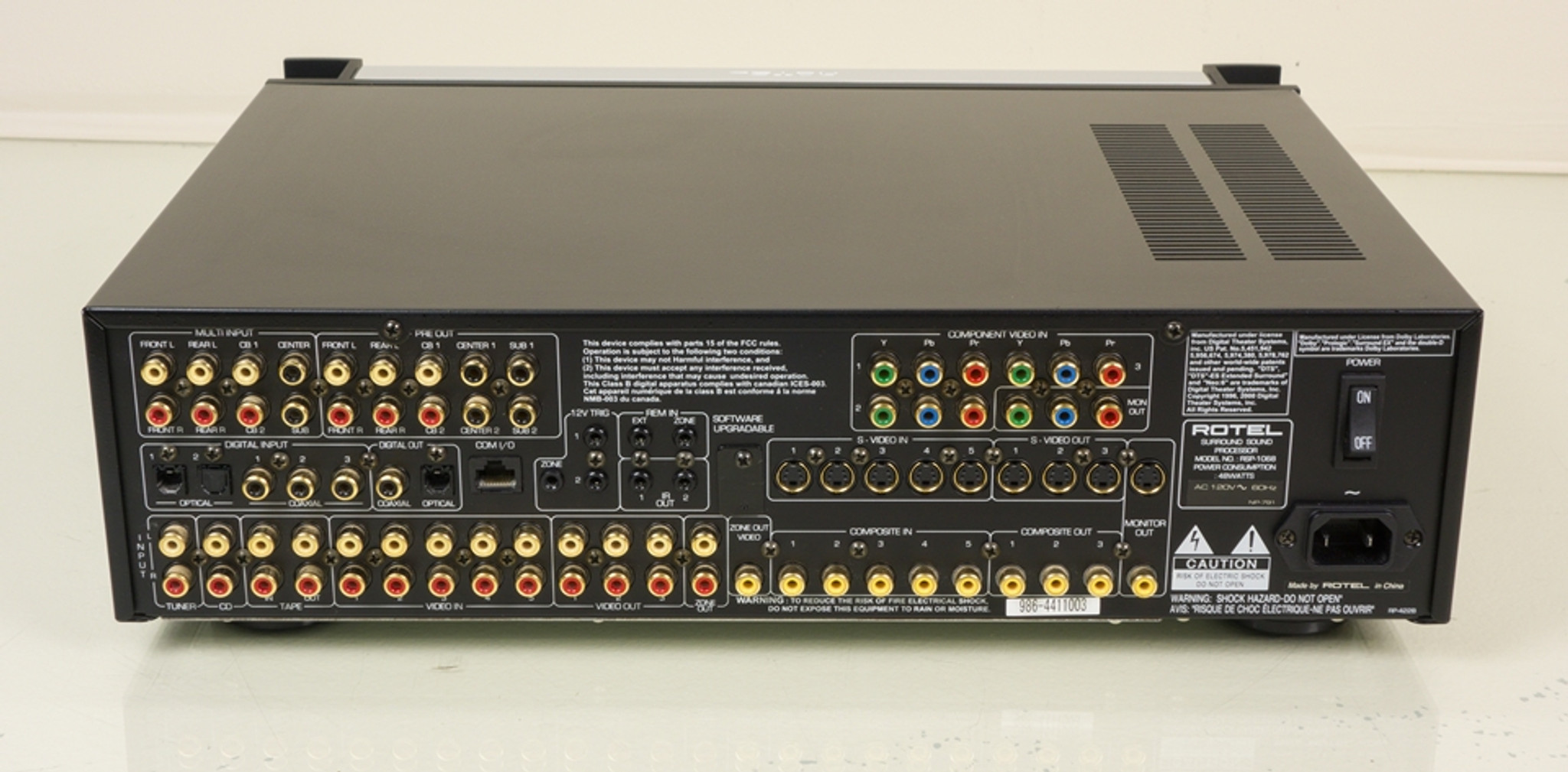ROTEL RSP1068 Pre Processador AV - Loja HIFICLUB