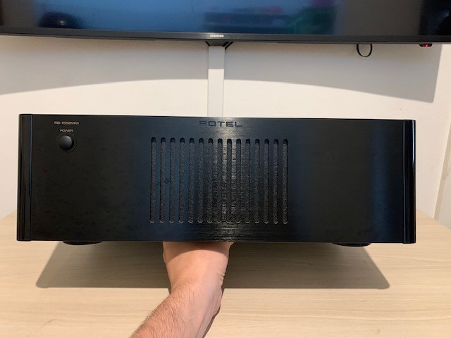 ROTEL RB 1552 MKII Amplificador Stereo Class AB Dual Mono 130 watts ...